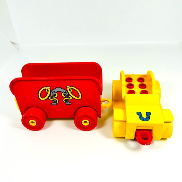 Lego | Toys | Vintage Lego Duplo 2627 Rodeo Pony Trailer And Car Replacements Parts 198 | Poshmark